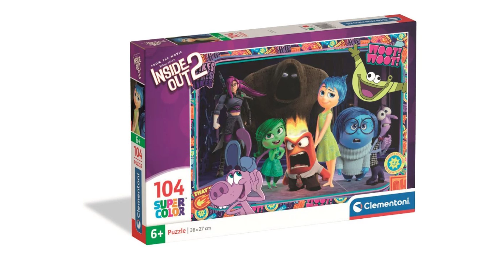 Inside Out, Disney Agymanók puzzle 104 db-os Clementoni - JátékVilág Bolt